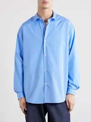 A.PRESSE Cotton-poplin Shirt