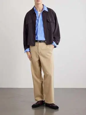 CORRIDOR Wide-leg Cotton-twill Trousers