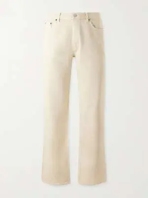 FRAME Straight-leg Jeans - Ecru