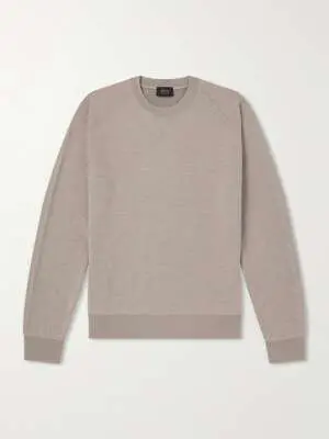 Brioni Cashmere And Wool-blend Sweater - Beige
