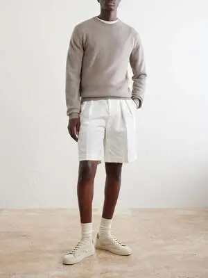 Brioni Cashmere And Wool-blend Sweater