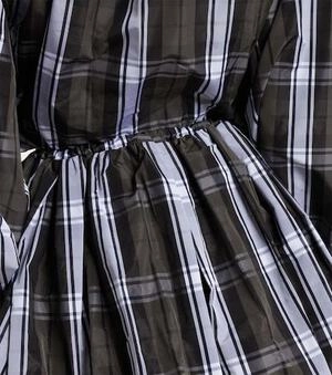PATOU Checked Balloon Miniskirt