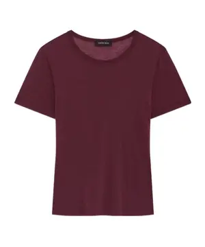 ANINE BING Sylvie Sheer T-shirt - Red