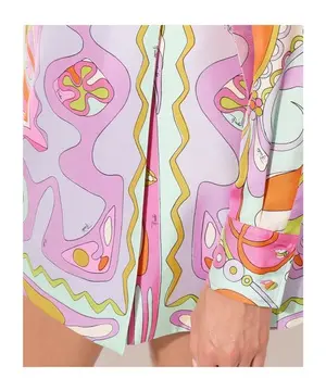Emilio Pucci Angoli Printed Wrap Skirt