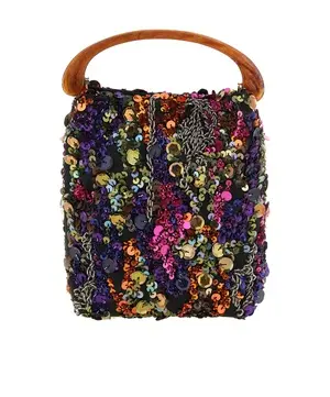 Dries Van Noten Micro Embellished Tote Bag - Multi-color