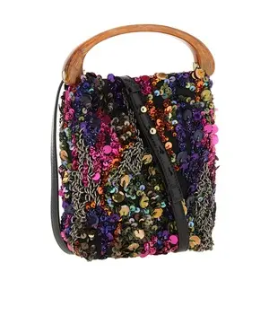 Dries Van Noten Micro Embellished Tote Bag