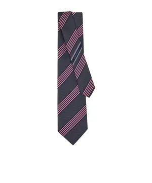 FERRAGAMO Gancini Jacquard Silk Neck Tie