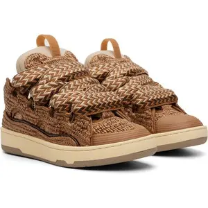 LANVIN Curb Lace-up Sneakers