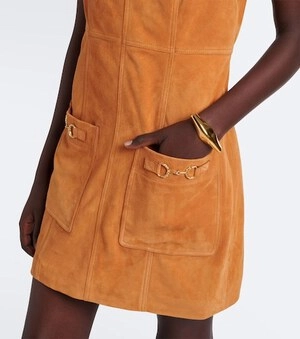Ulla Johnson Sloane Suede Minidress