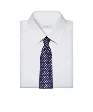 FERRAGAMO Printed Silk Tie