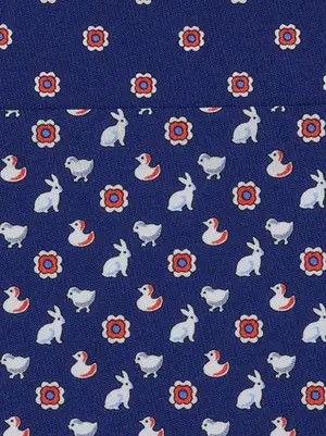 FERRAGAMO Printed Silk Tie