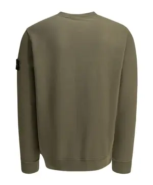 Stone Island Logo-patch Chest-pocket Sweatshirt