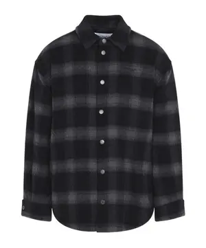 Off-White Long-sleeve Shirt Jacket - Black