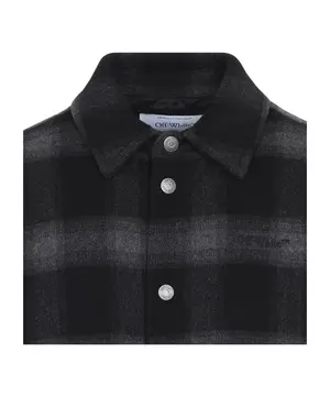 Off-White Long-sleeve Shirt Jacket