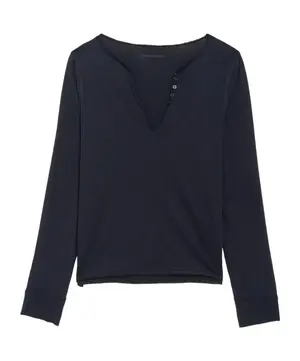Zadig&Voltaire Henley Shirt - Black