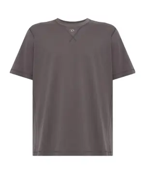 DIESEL® Logo-plaque Topstitched T-shirt