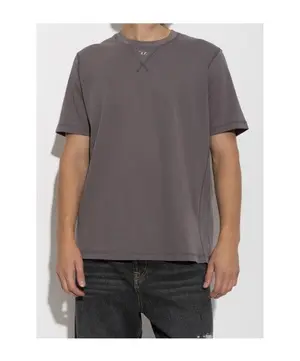 DIESEL® Logo-plaque Topstitched T-shirt