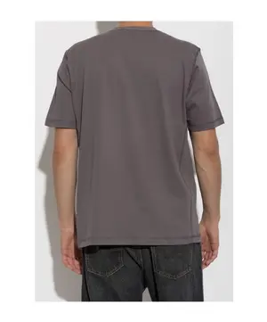 DIESEL® Logo-plaque Topstitched T-shirt