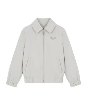 Fendi Long-sleeved Casual Jacket - White