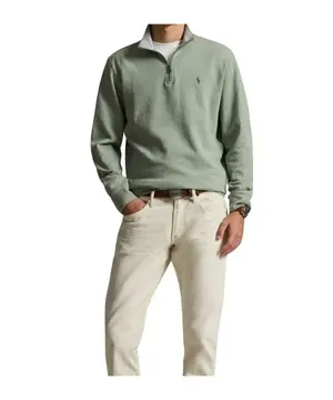 Polo Ralph Lauren Quarter-zip Logo Embroidered Sweater
