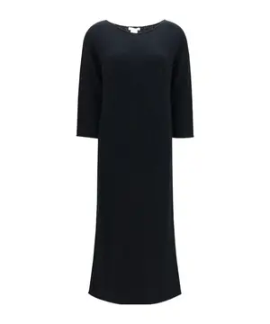 THE ROW Boat Neck Dress - Black