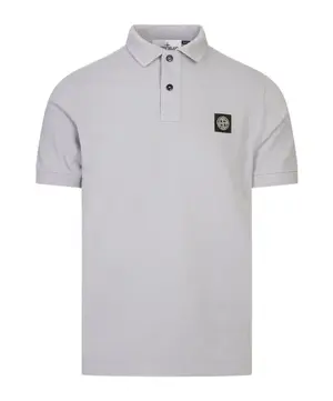 Stone Island Short-sleeved Polo Shirt - White
