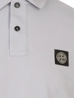 Stone Island Short-sleeved Polo Shirt - White
