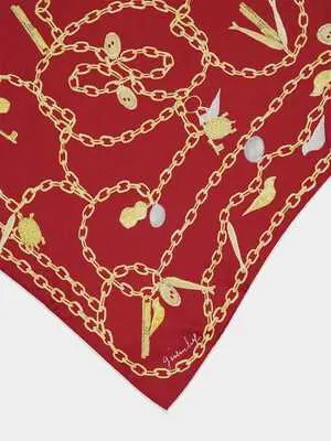 Givenchy Charm-print Silk Scarf