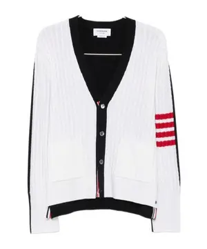Thom Browne Long-sleeve Single-breasted Cardigan