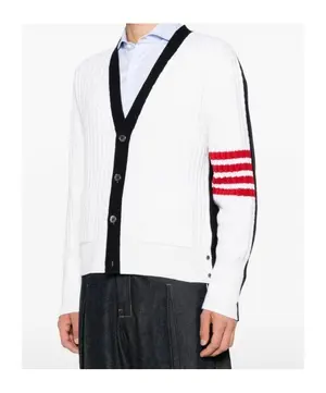 Thom Browne Long-sleeve Single-breasted Cardigan
