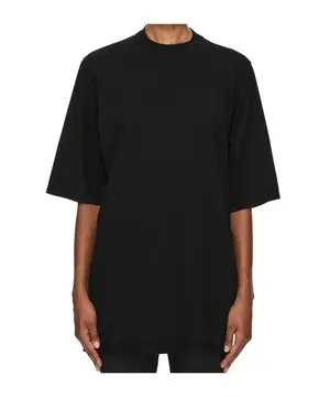 Rick Owens Crew Neck Short-sleeved T-shirt - Black