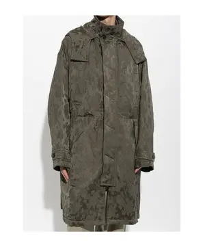 Dries Van Noten High-necked Long-sleeved Coat