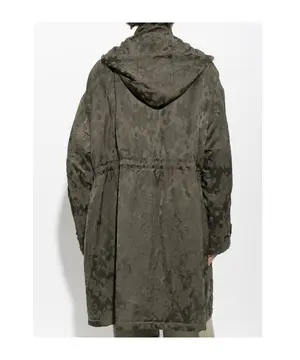 Dries Van Noten High-necked Long-sleeved Coat