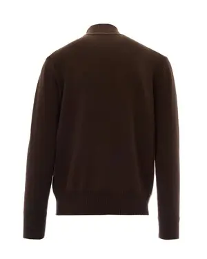 PAOLO PECORA Long-sleeved High Neck Sweater