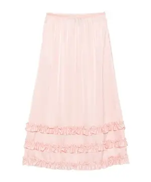 Simone Rocha Ruffled Skirt - Soft Pink
