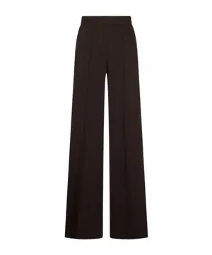 Agnona Straight-leg Casual Trousers - Black