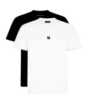 Dsquared2 Crew Neck Logo T-shirt Two-piece Set - Polychromatic