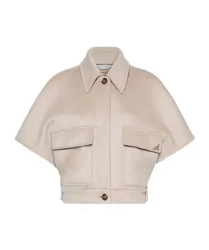 Max Mara Dream" Cape Jacket - Stone