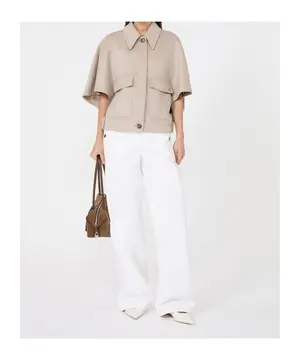 Max Mara Dream" Cape Jacket - Stone