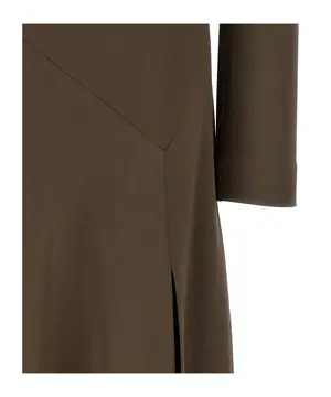 Alberta Ferretti Long Sleeve Asymmetric One-shoulder Gown