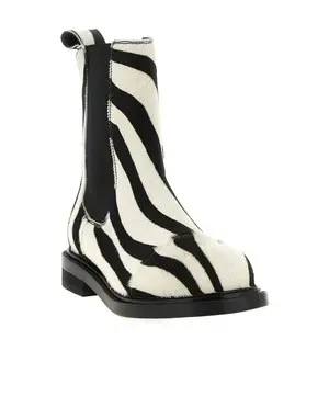 Moschino Zebra-print Ankle Boots
