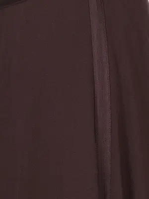 Agnona Zippered Skirt With Draped Hem