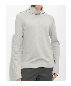 Dries Van Noten High-neck Long-sleeved Knitwear With Button Detailing