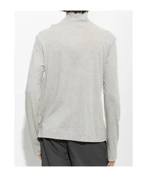 Dries Van Noten High-neck Long-sleeved Knitwear With Button Detailing