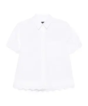 Simone Rocha Short-sleeved Shirt - White