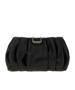 Brunello Cucinelli Pleated Clutch - Black