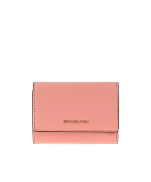 Michael Kors Grained-leather Trifold Wallet