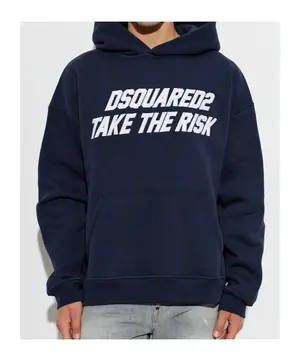 Dsquared2 Slogan-print Relaxed-fit Hoodie