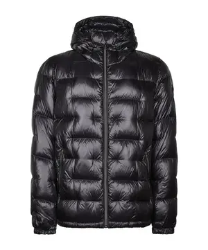Herno Long-sleeve Hooded Down Jacket - Black