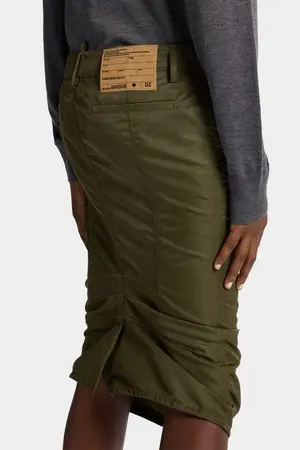 Dsquared2 Ruched Kick Skirt